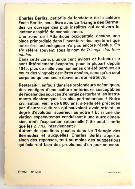 Le Triangle des Bermudes - Charles BERLITZ
